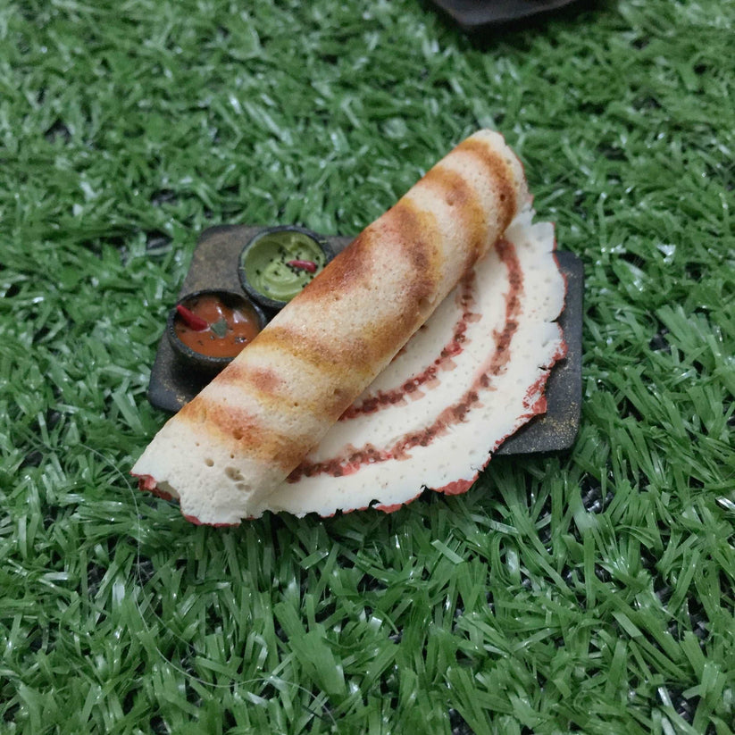 Semi Rolled Dosa South Indian Miniature Food Fridge Magnet – small IDEA