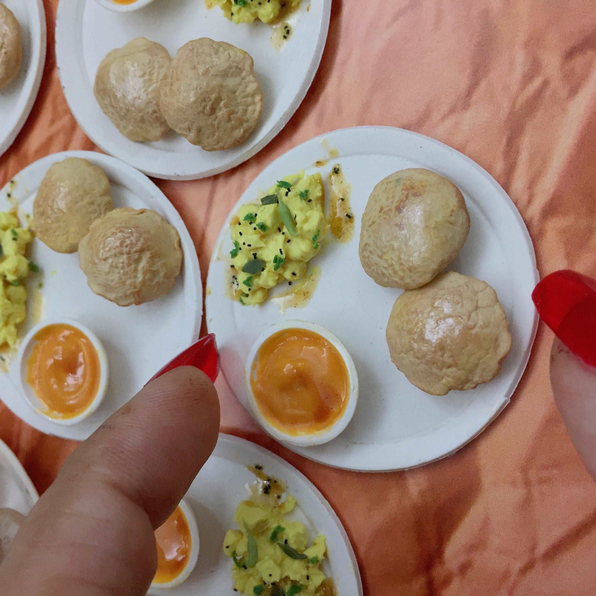 Aam Ras Aloo Poori Indian Miniature Food Magnet – small IDEA